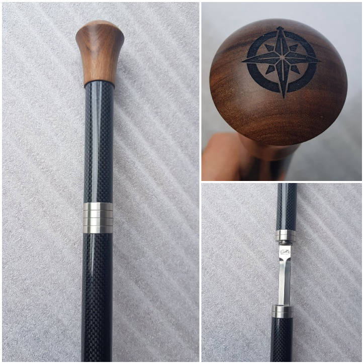 Country Cane | Burger Sword Canes - Walking Sticks