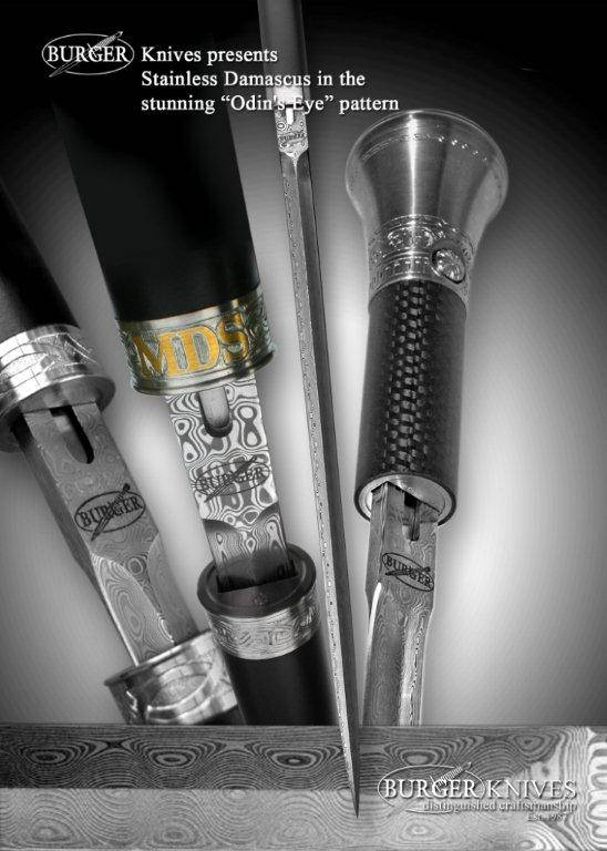 Custom Canes | Burger Sword Canes - Walking Sticks