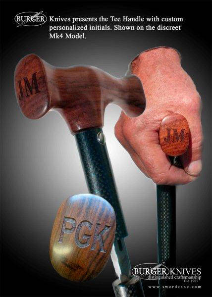 Custom Canes | Burger Sword Canes - Walking Sticks