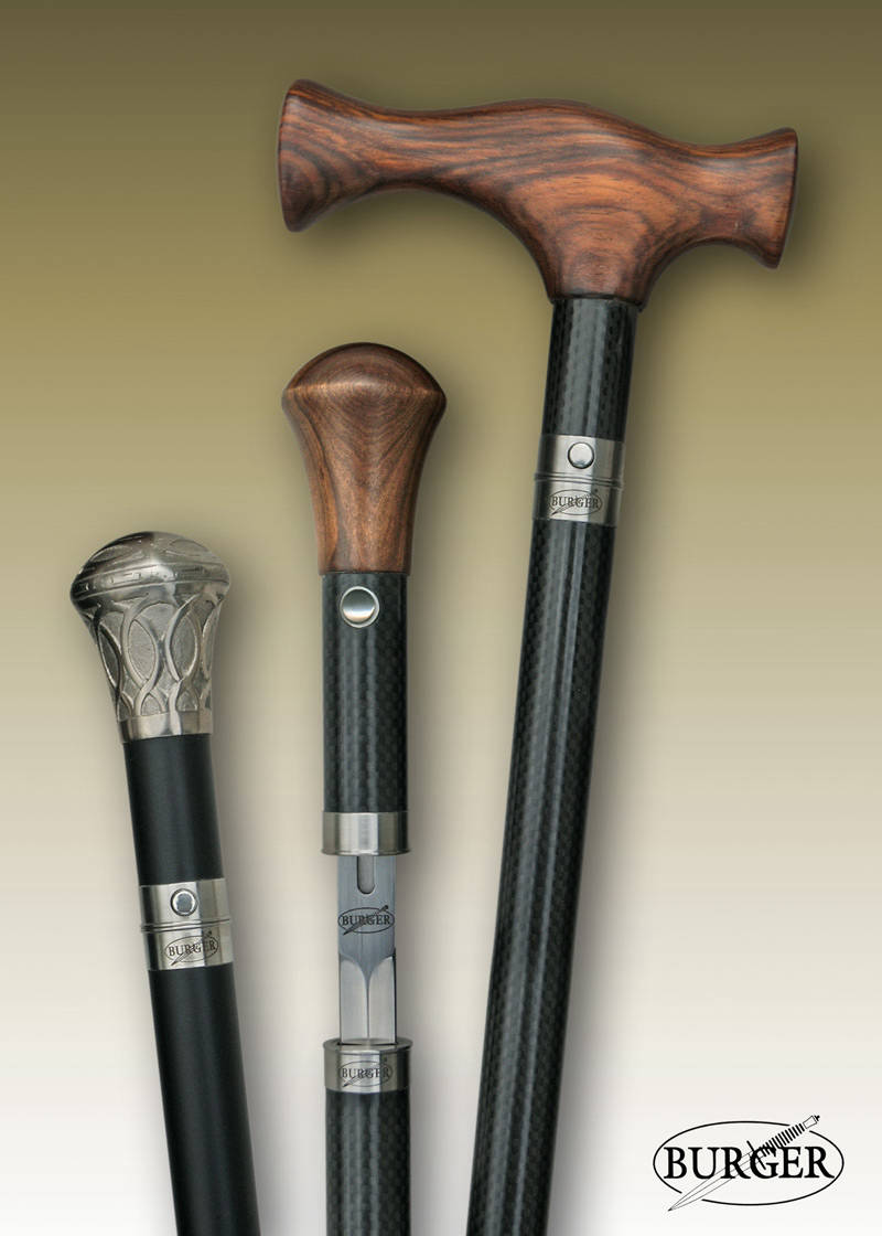 Mark 1 | Burger Sword Canes - Walking Sticks