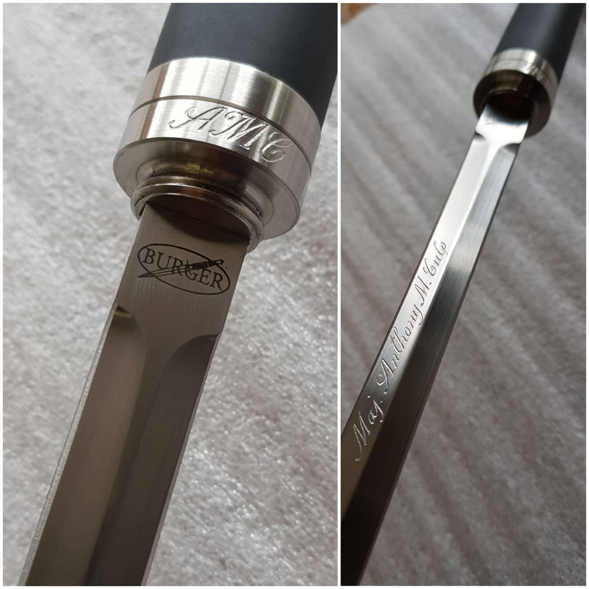 Custom Canes | Burger Sword Canes - Walking Sticks